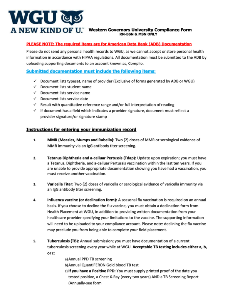 FNP Clinical Internship Placement